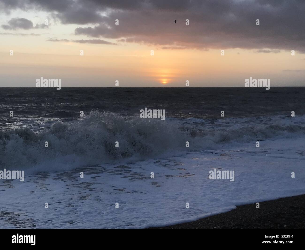 Brighton beach sunset hi-res stock photography and images - Alamy