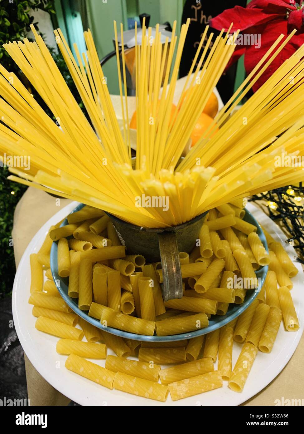Fresh Italian pasta close up Stock Photo - Alamy