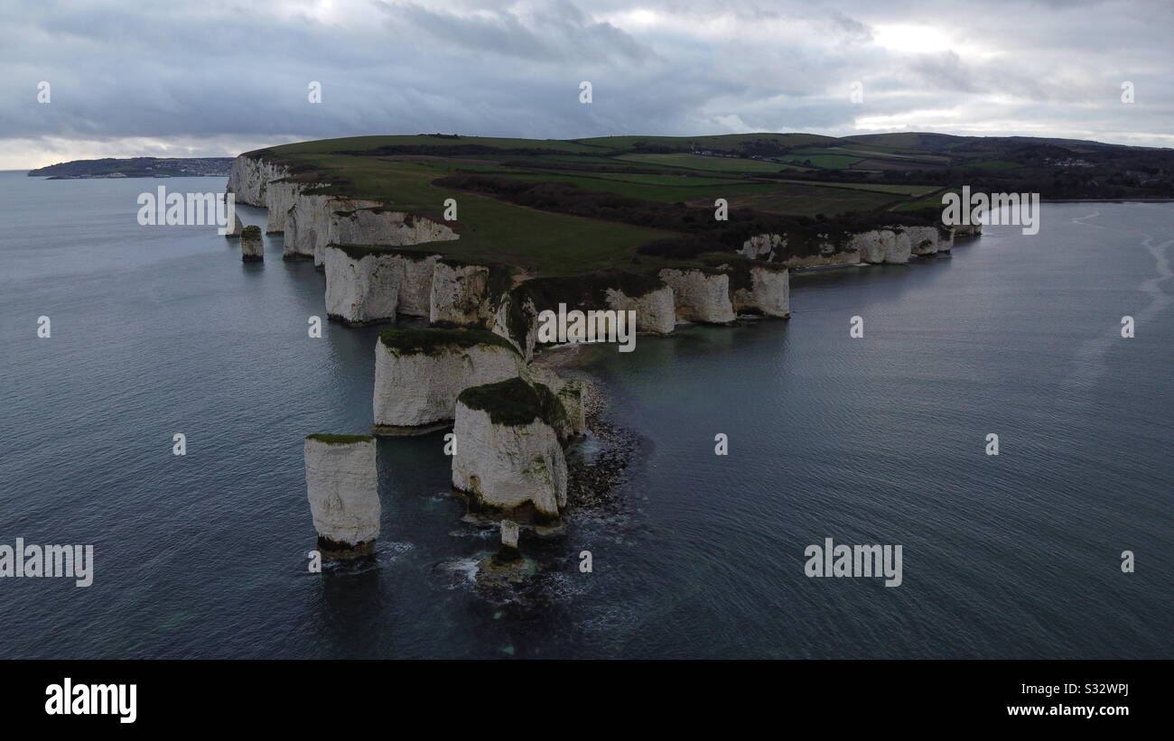Old harry rock, UK Stock Photo - Alamy