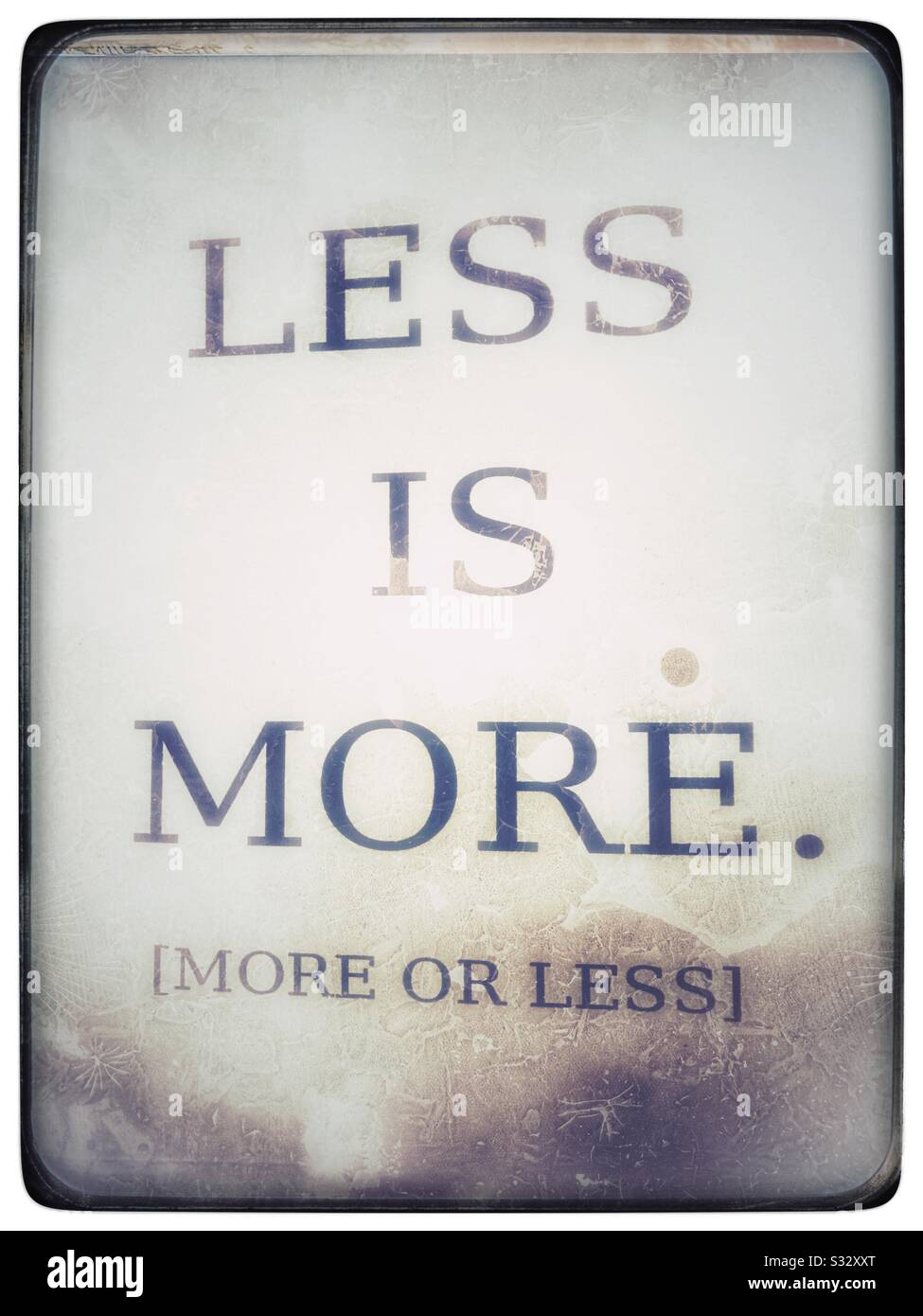 More or less hi-res stock photography and images - Alamy