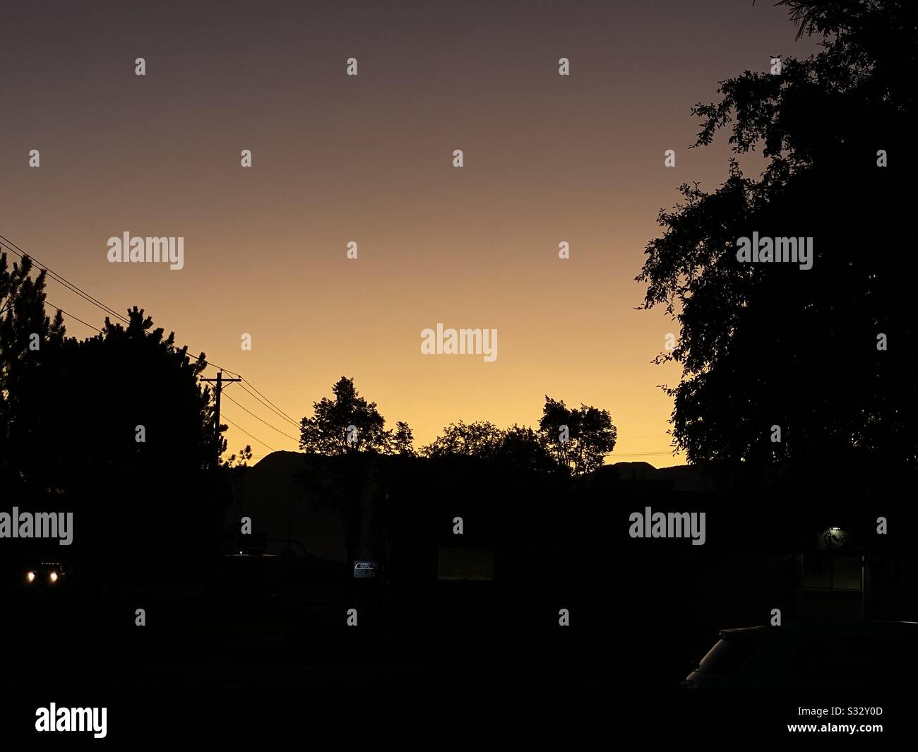 Fall sun rise Stock Photo - Alamy