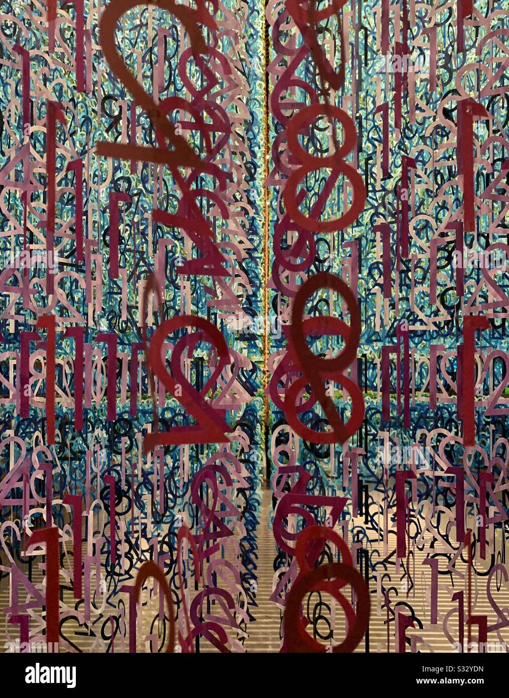 Slices of Time art installation by Emmanuelle Moureaux Stock Photo - Alamy