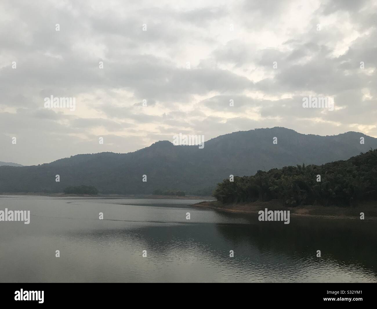 While Standing Nearer To A Bridge Road To Parambikulam And Aliyar Dam Found The Scenic Beauty Of 