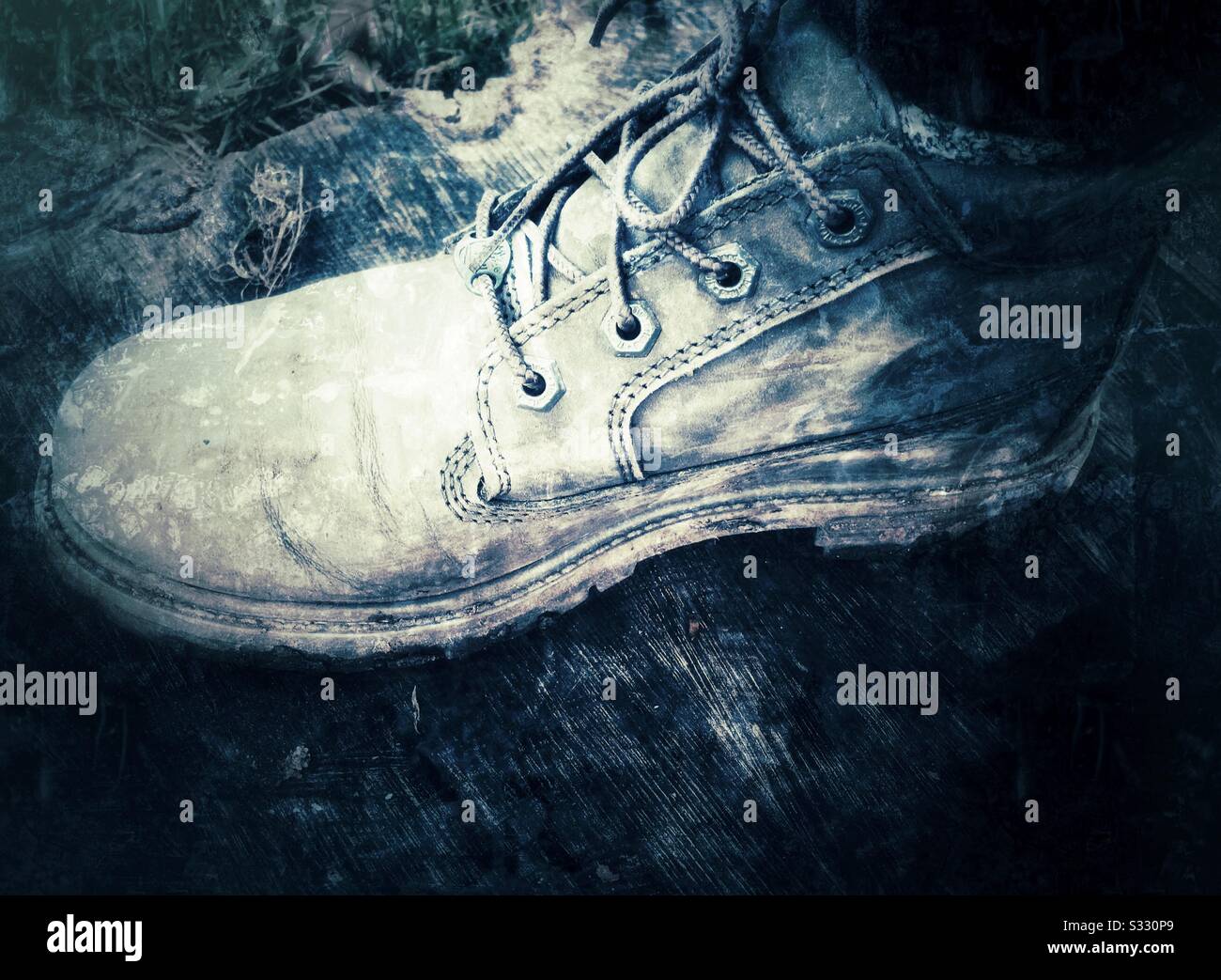 Scruffy boots hi-res stock photography and images - Alamy