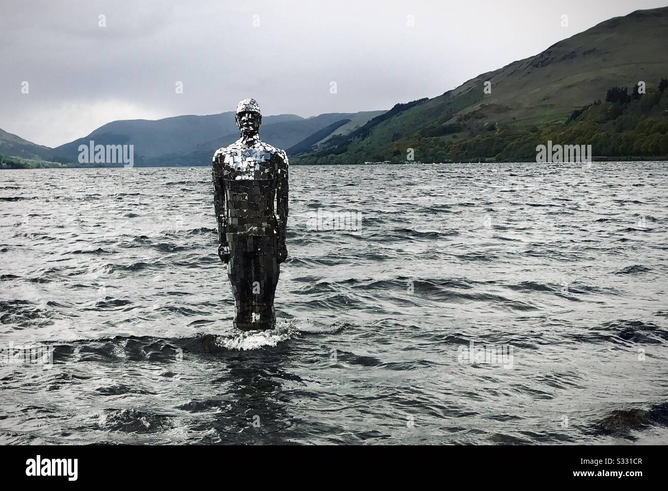 Still installation by Rob Mulholland in Loch Earn, St Fillans, Scotland ...