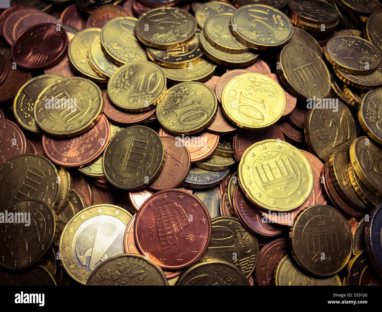 European coins hi-res stock photography and images - Alamy