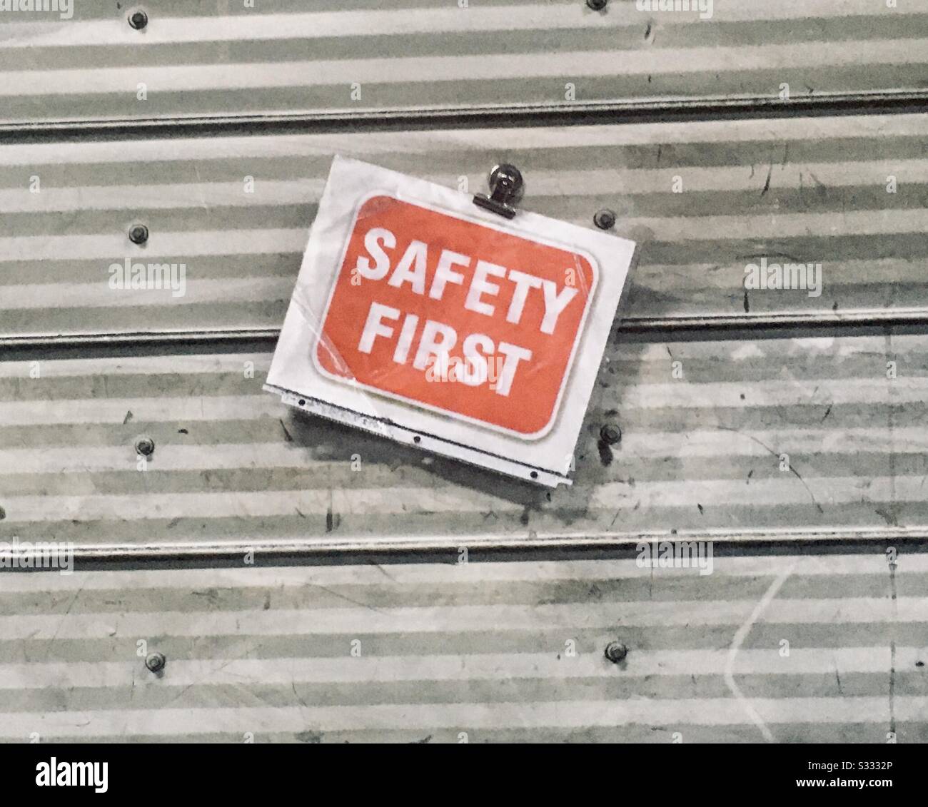 Safety first hi-res stock photography and images - Alamy