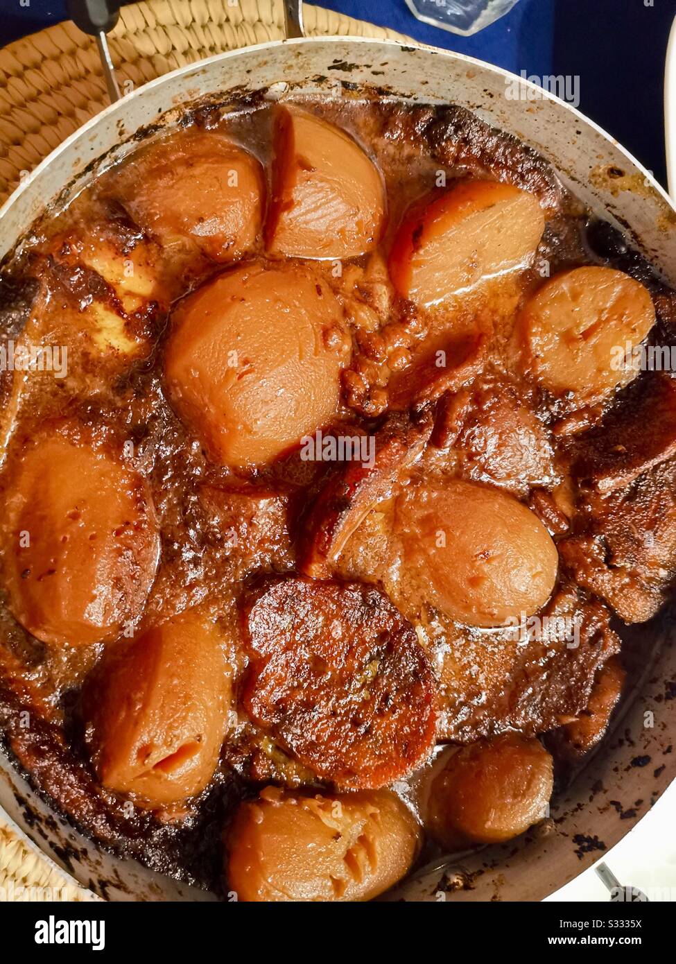 Traditional Jewish Cholent Stock Photo - Alamy