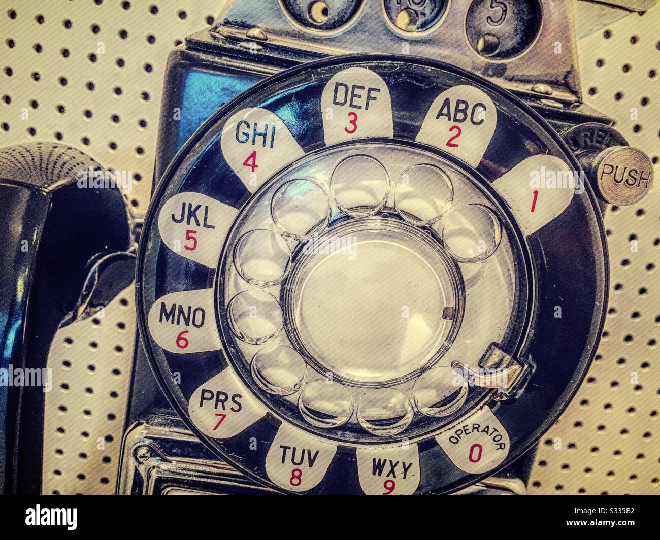 Pay Phone With Dial High Resolution Stock Photography and Images - Alamy