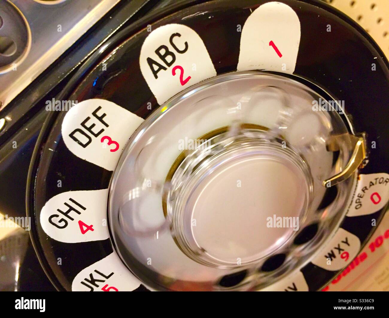 Vintage Rotary dial pay phone, USA Stock Photo - Alamy