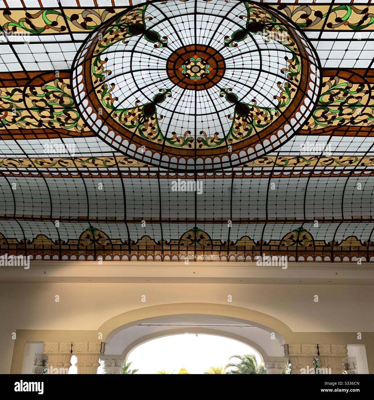Stained Glass Ceiling Design