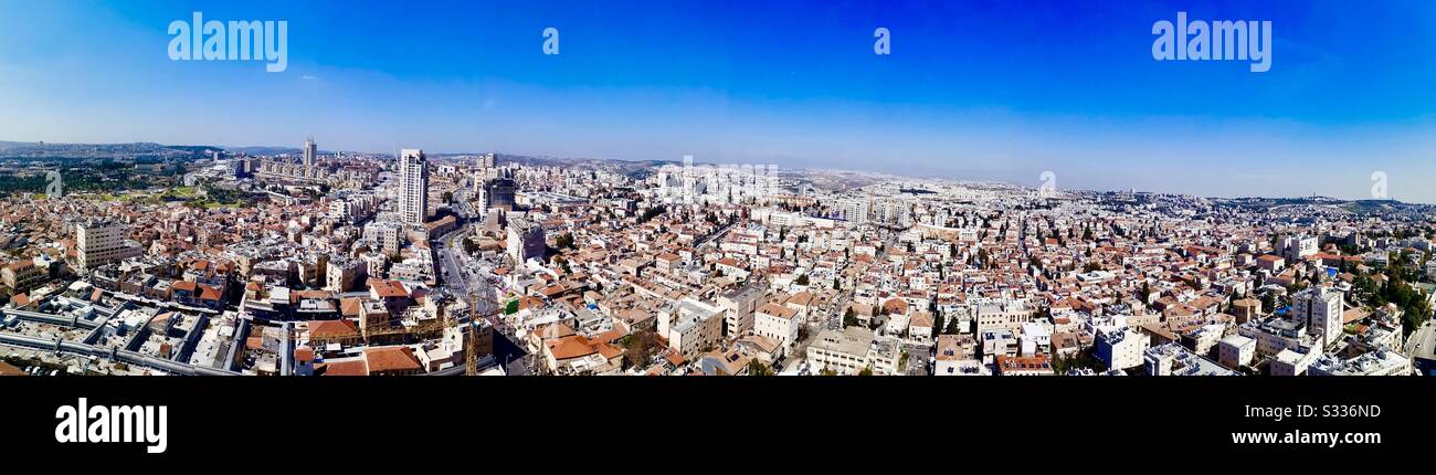An aerial view of jerusalem hi-res stock photography and images - Alamy