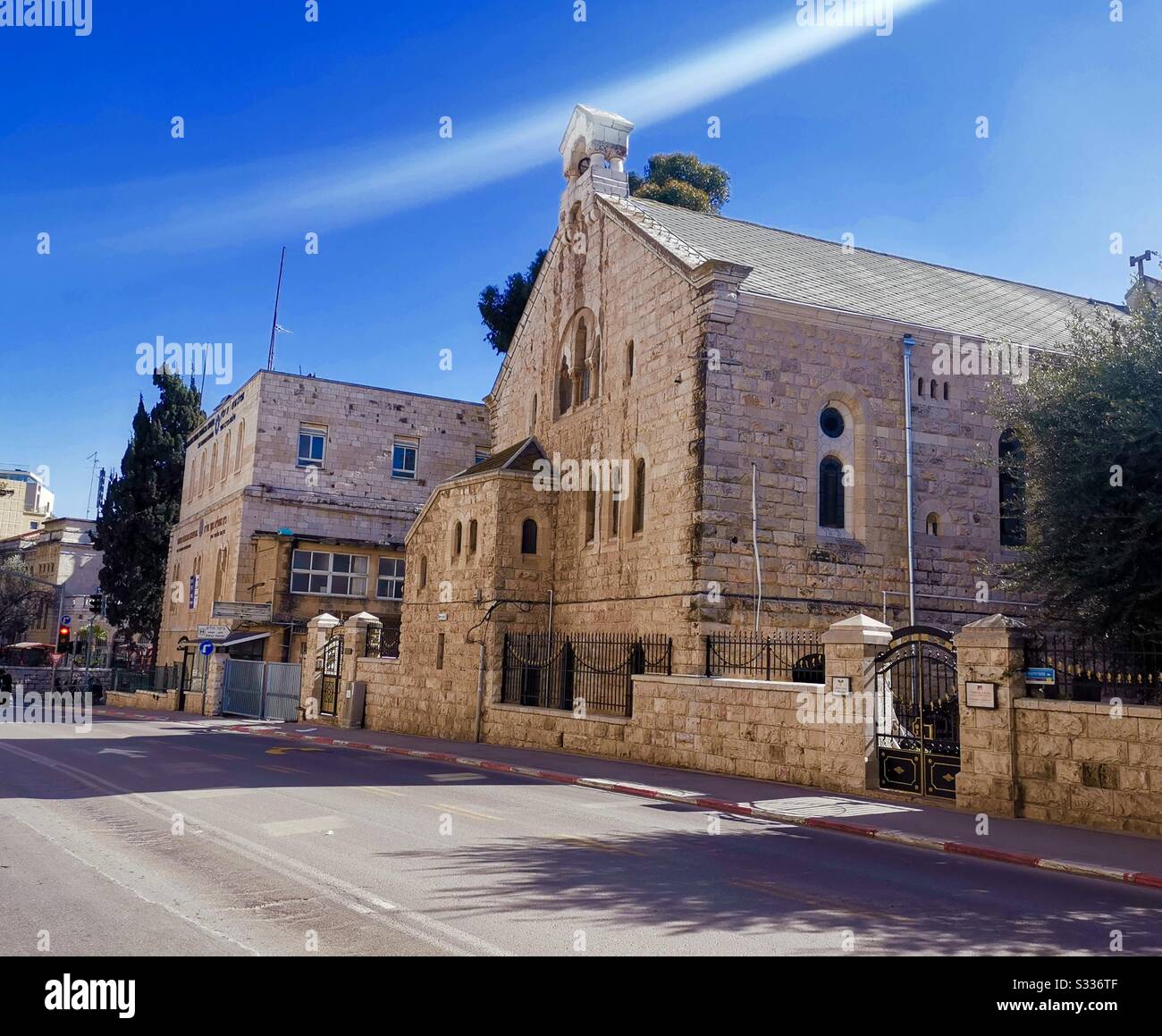 Beautiful old buildings in Jerusalem, Israel Stock Photo - Alamy