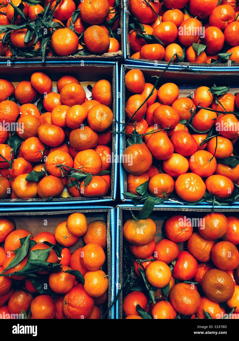 Citrus fruit boxes hi-res stock photography and images - Alamy