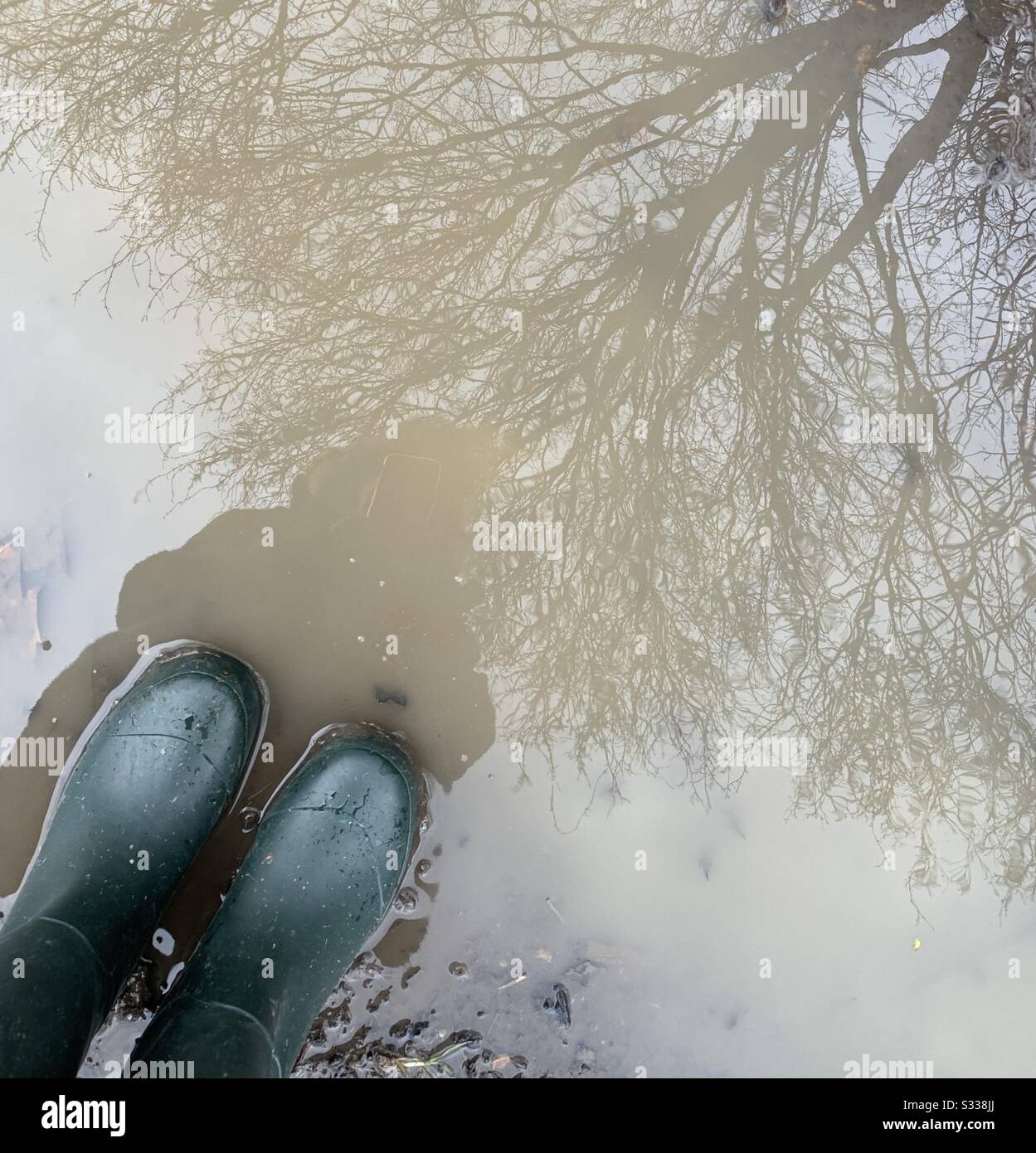 Wellies in the countryside hi-res stock photography and images - Alamy