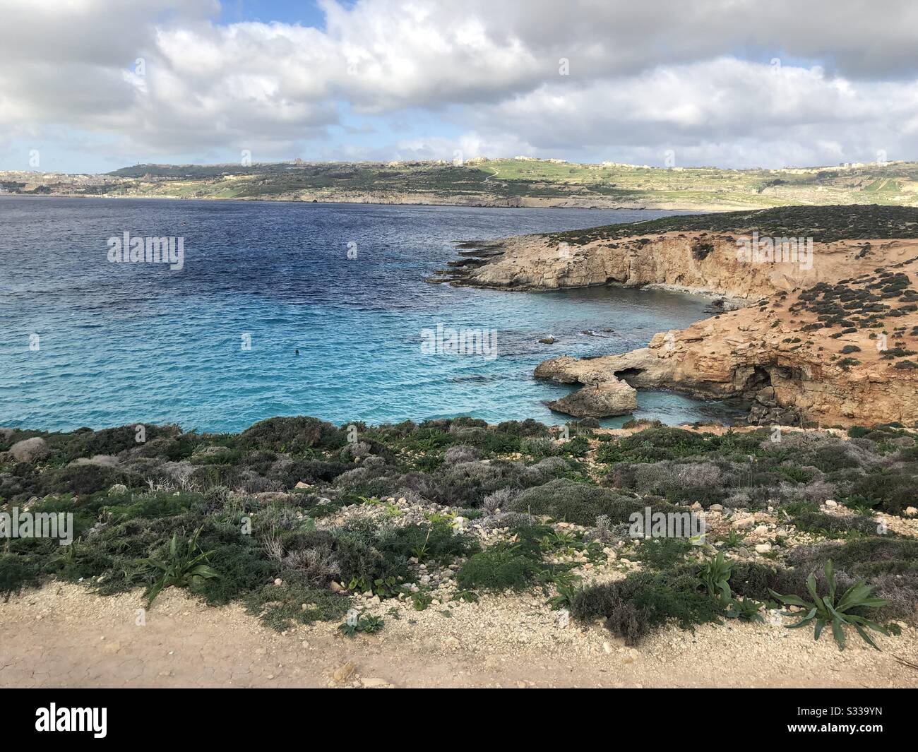 Comino Bay Malta Stock Photo - Alamy