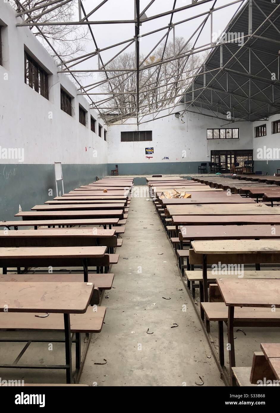 Abandoned lecture hall hi-res stock photography and images - Alamy