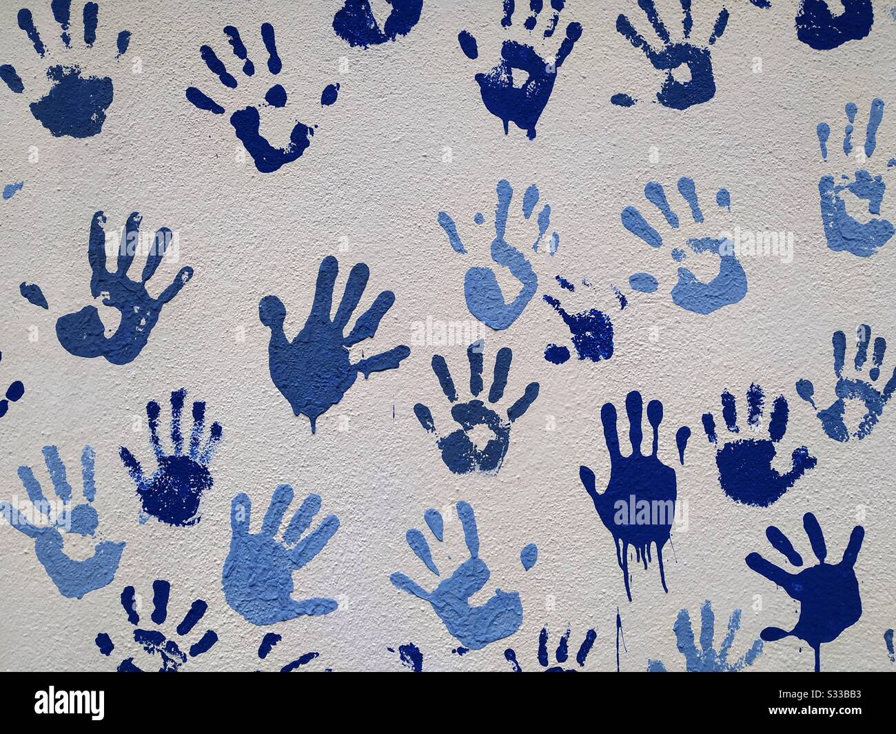 Handprints Children High Resolution Stock Photography and Images - Alamy