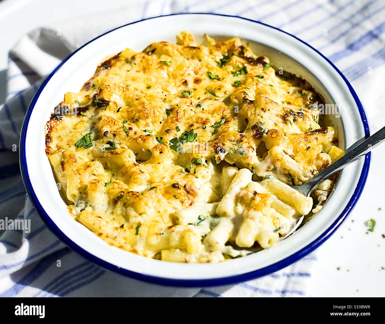 Mac cheese lunch hi-res stock photography and images - Alamy