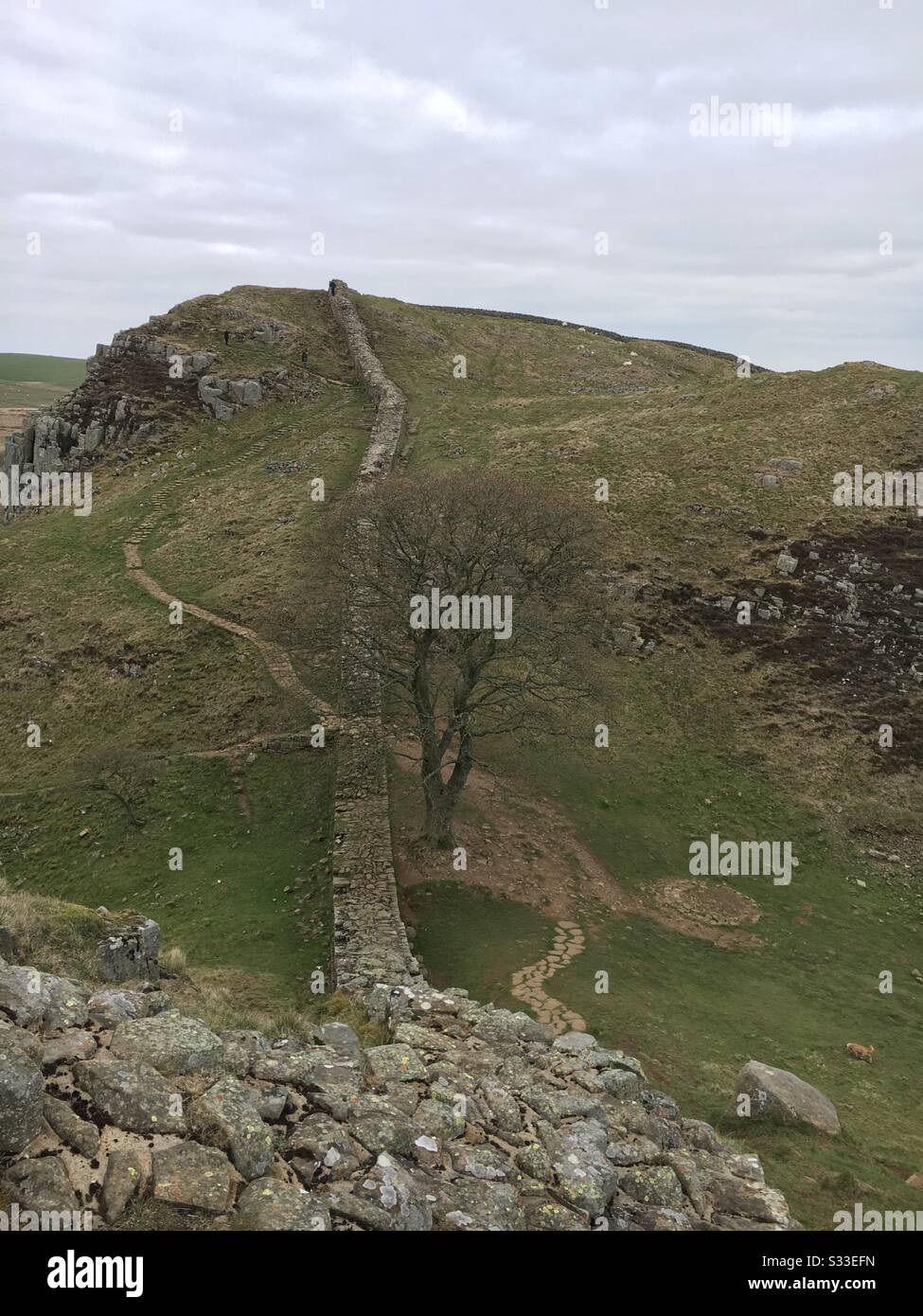 Hadrian wall hi-res stock photography and images - Alamy