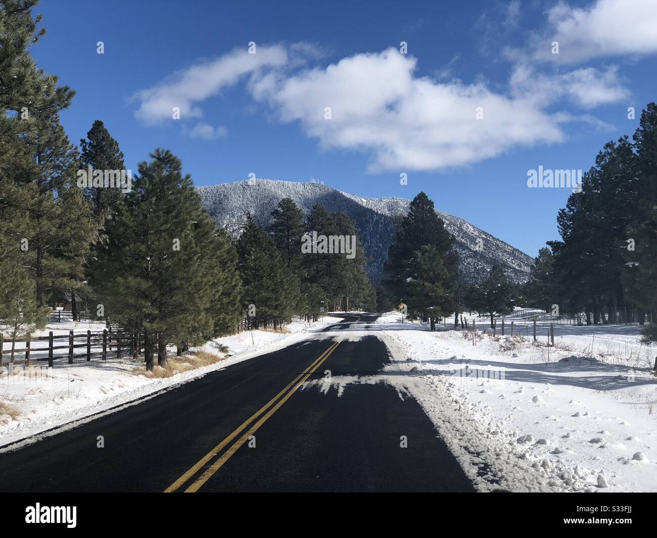 Flagstaff arizona snow hi-res stock photography and images - Alamy