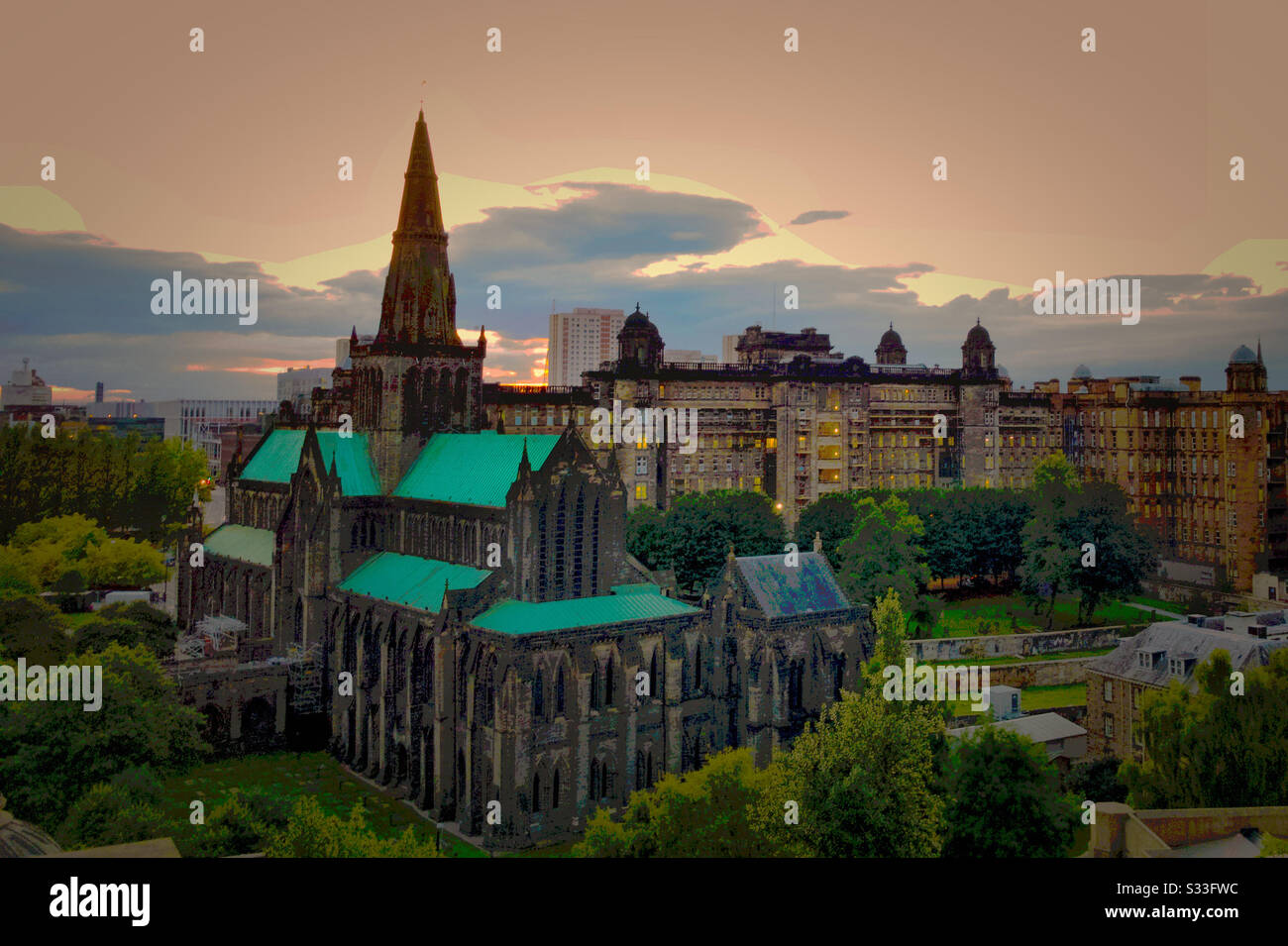 Glasgow Cathedral, Scotland Stock Photo - Alamy