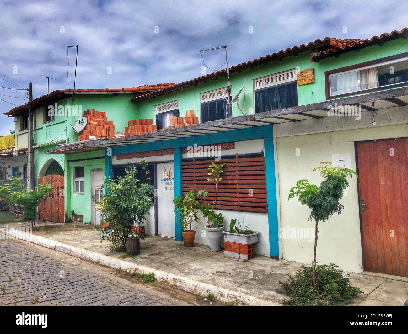 A residential neighbourhood in Buzios, Brazil Stock Photo - Alamy
