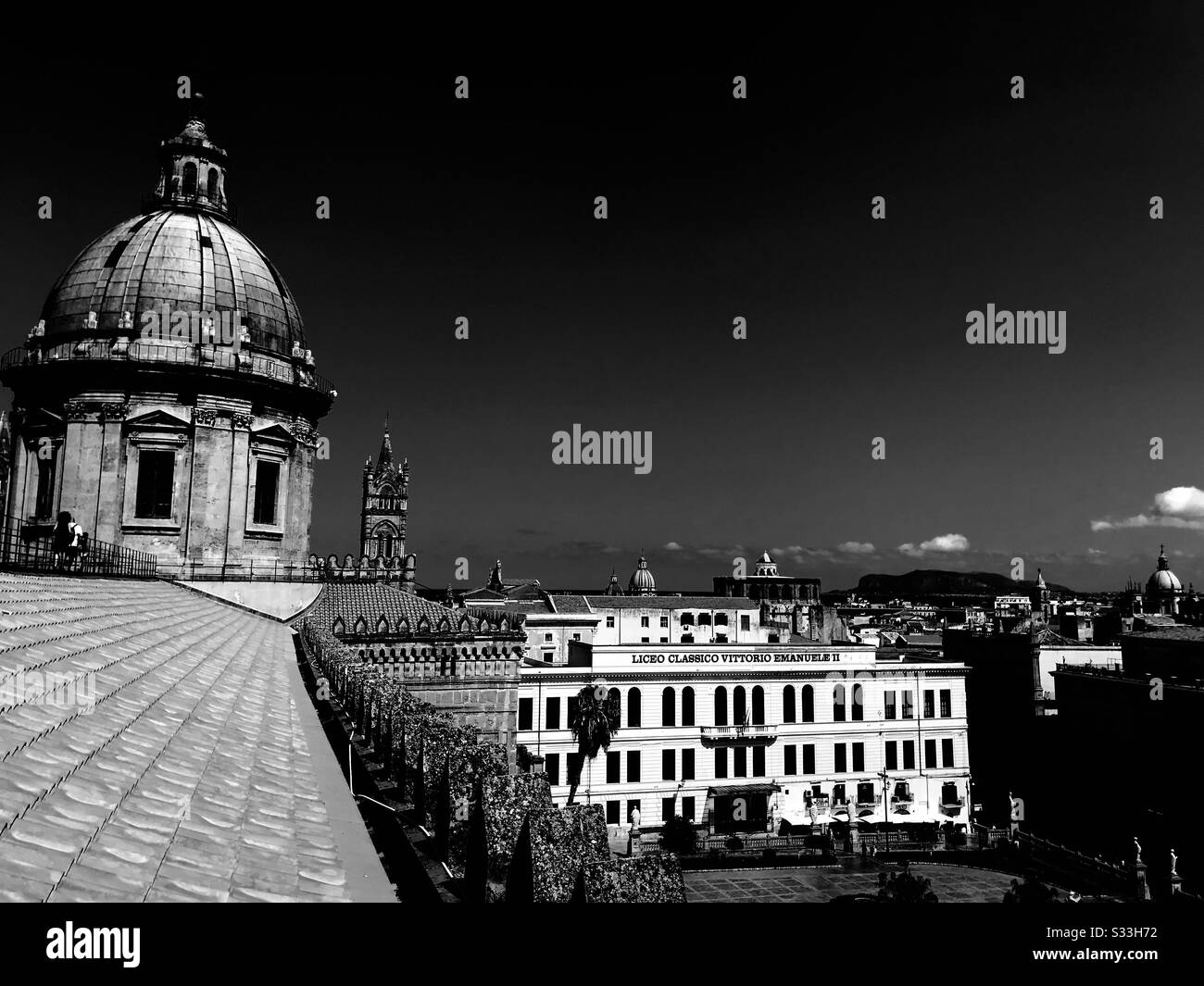 Palermo Black And White High Resolution Stock Photography and Images - Alamy