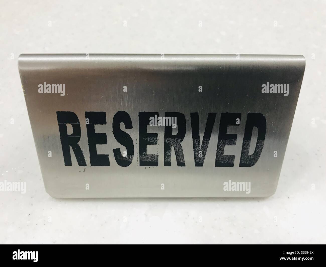 Reserve table singapore hi-res stock photography and images - Alamy