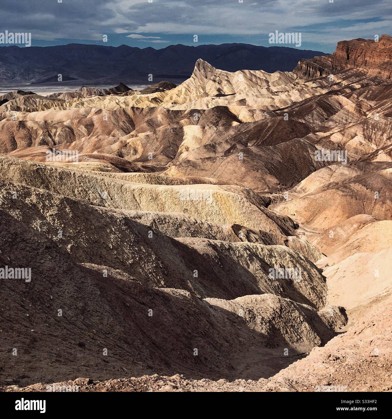 Zabriskie point death valley national park hi-res stock photography and ...