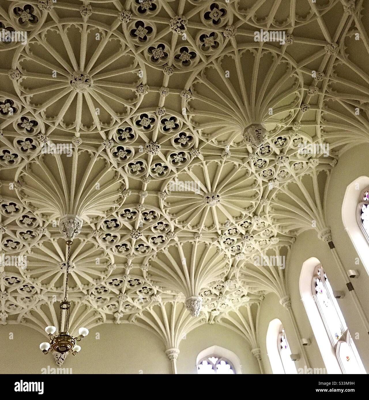 Fan vaulted ceiling of St Malachy’s Roman Catholic Church in Belfast ...