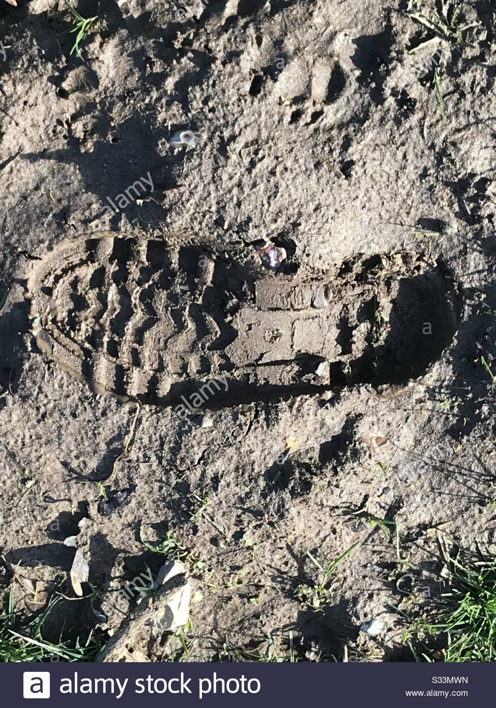 Boot Print Mud High Resolution Stock Photography and Images - Alamy