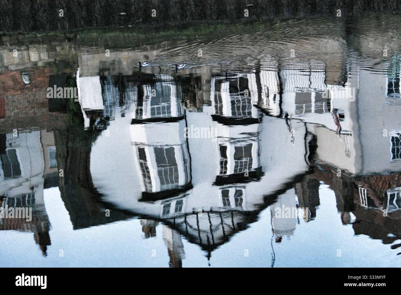 Upside down reflection Stock Photo - Alamy