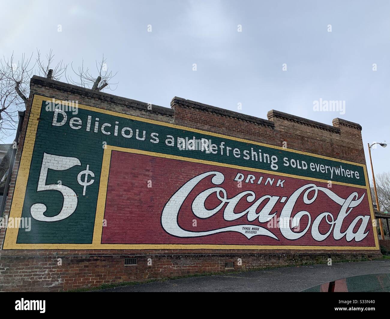 Coca cola mural hi-res stock photography and images - Alamy