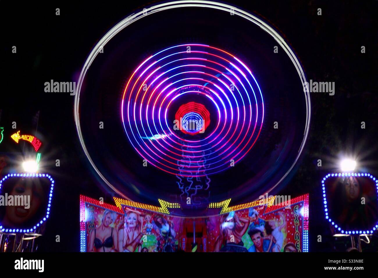 The fun of the fair Stock Photo - Alamy