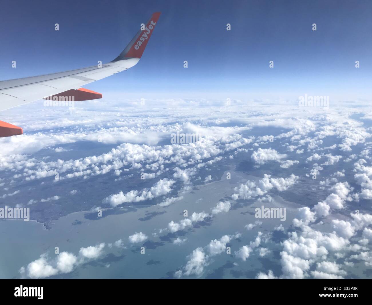 Striped clouds over the south coast of England Stock Photo - Alamy