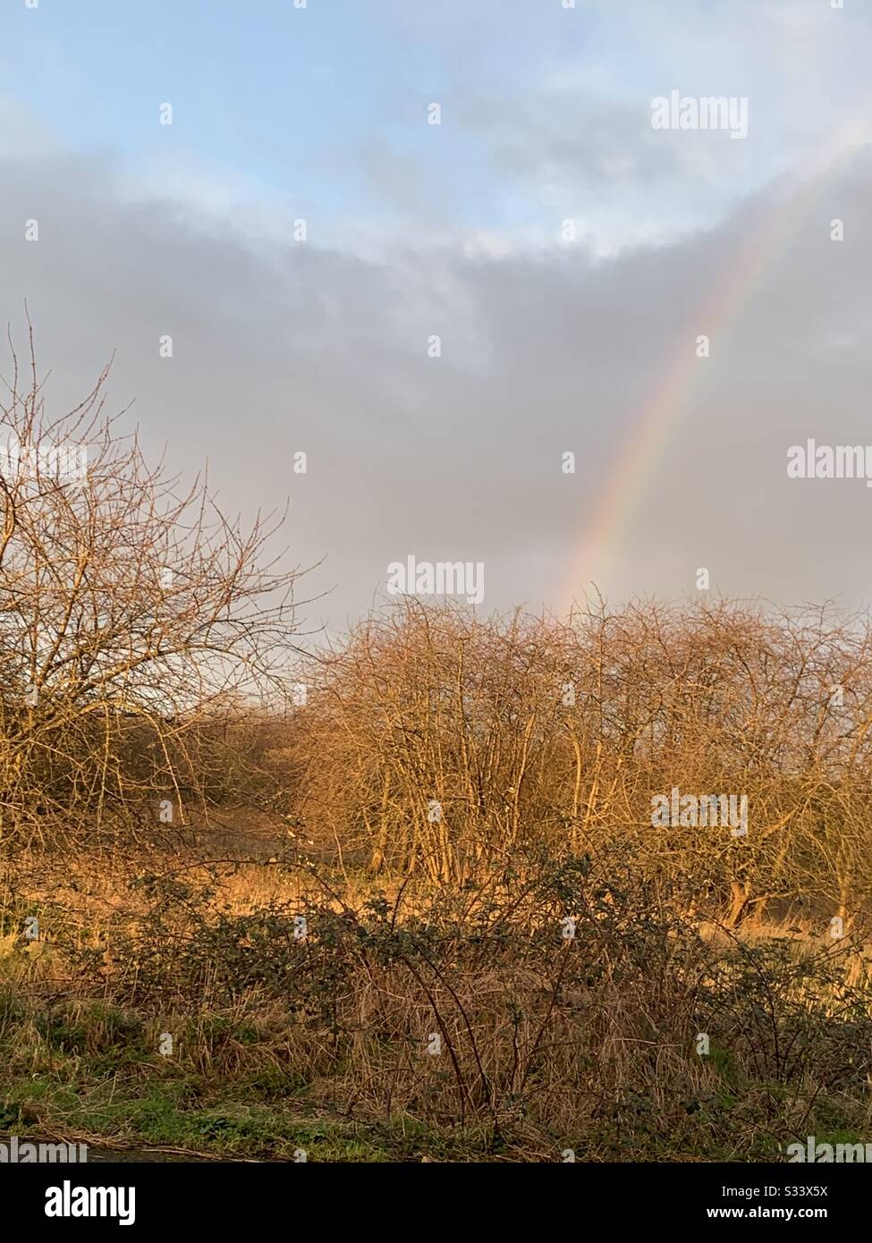 Cloudy rainbow hi-res stock photography and images - Alamy