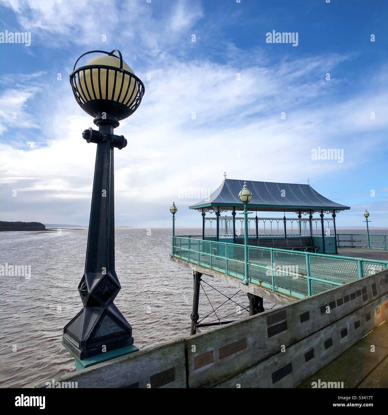 Clevedon pier, bristol channel, hi-res stock photography and images - Alamy