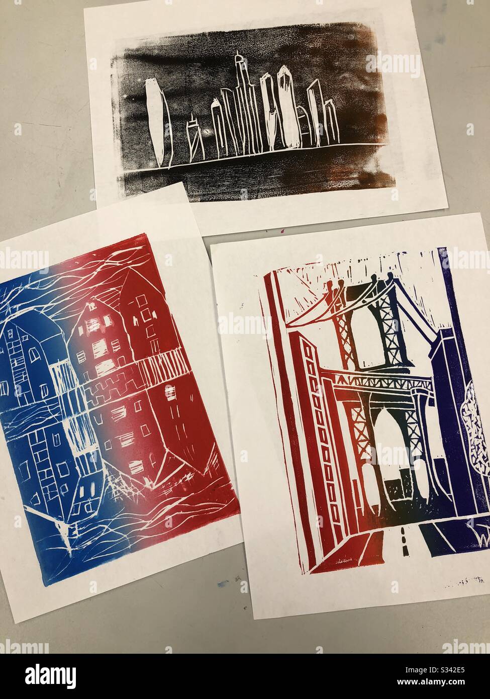 Modern prints hi-res stock photography and images - Alamy