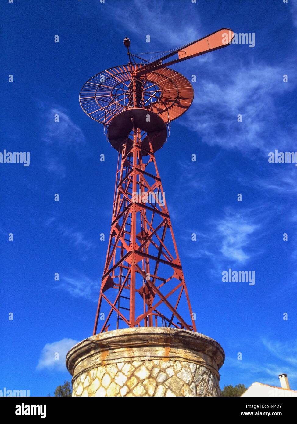 Old wind turbine hi-res stock photography and images - Alamy