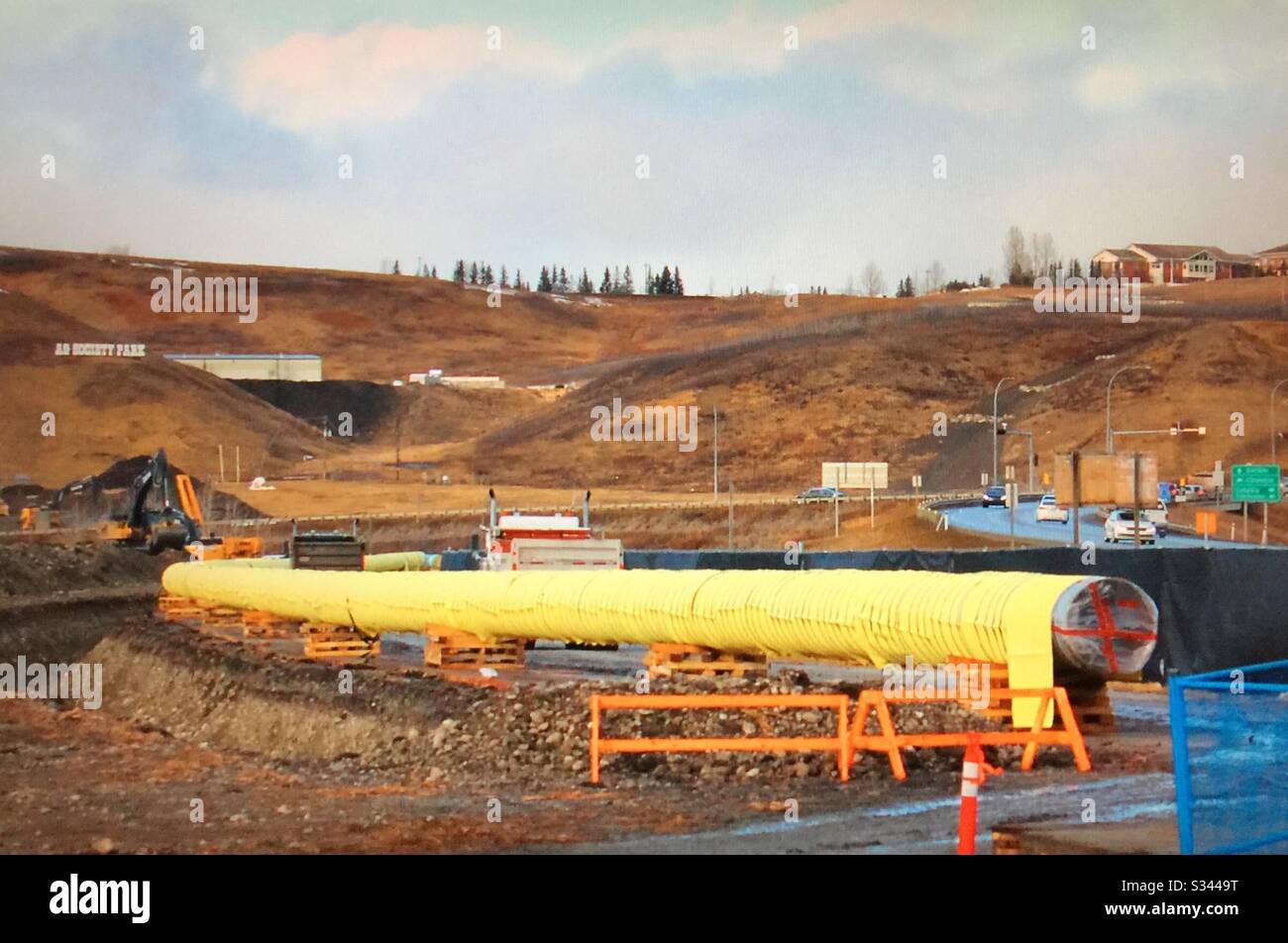 Gas pipeline construction hi-res stock photography and images - Alamy