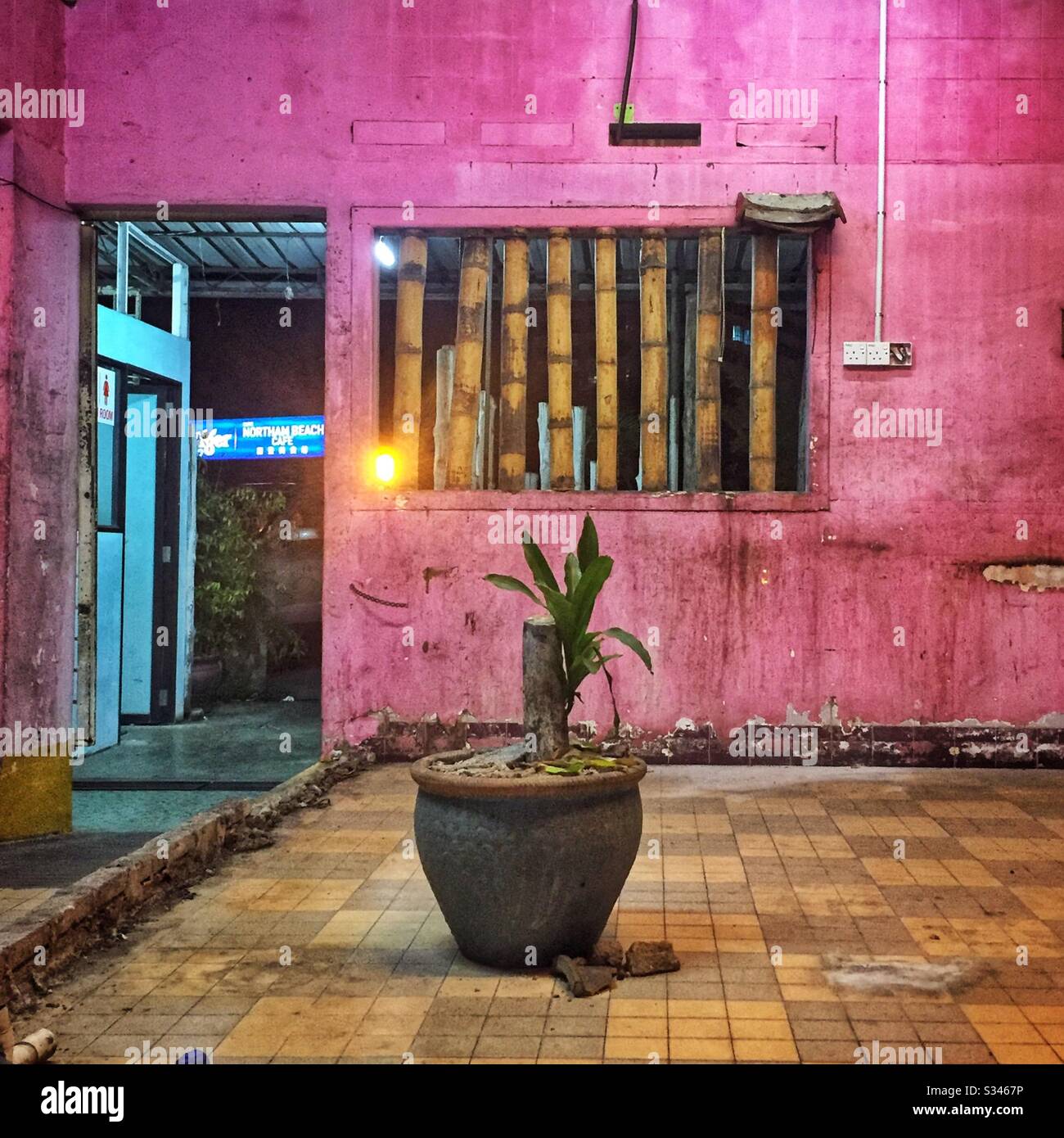 Northam Beach Cafe food court, George Town, Penang, Malaysia Stock ...