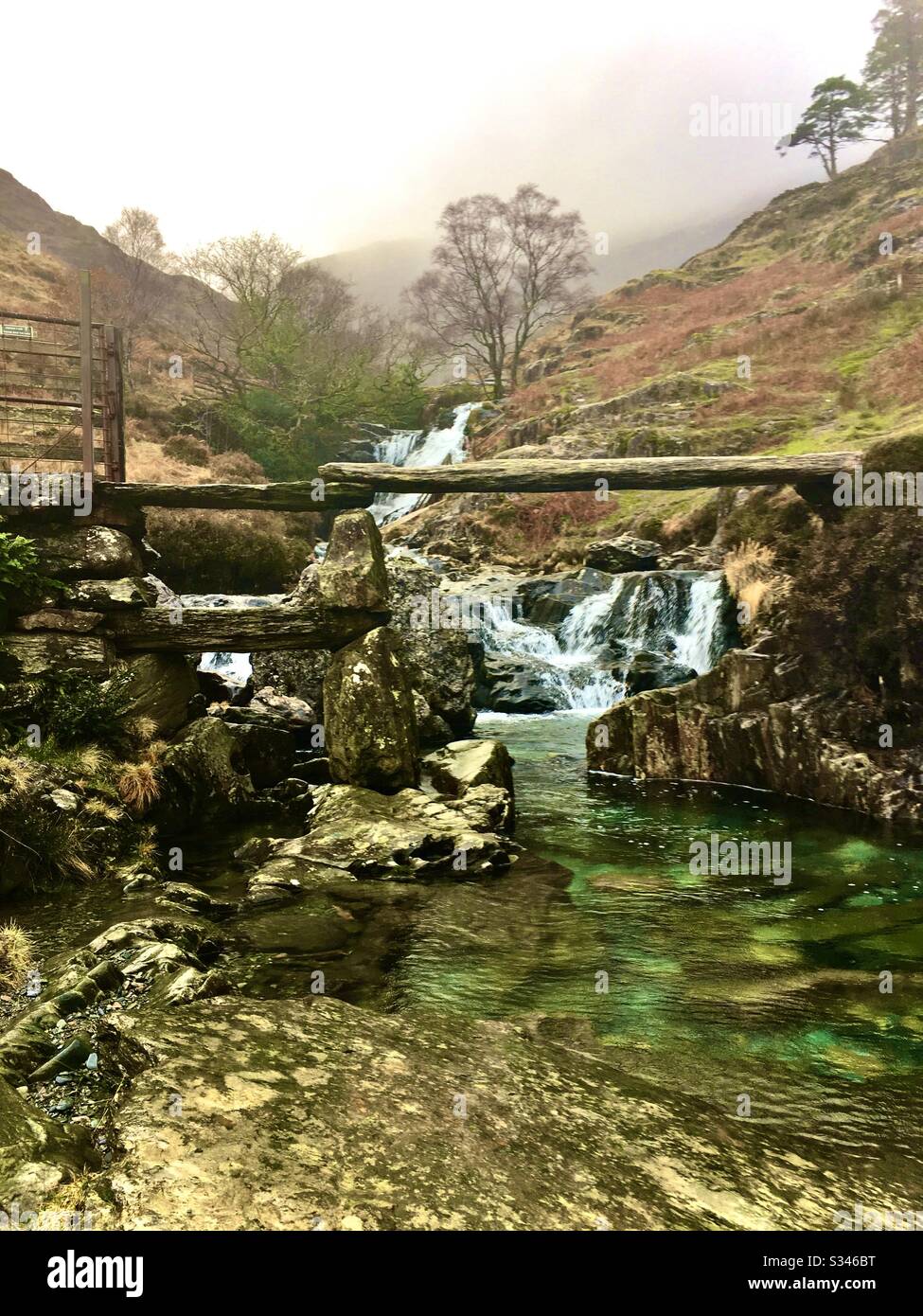 Waterfalls snowdonia hi-res stock photography and images - Alamy