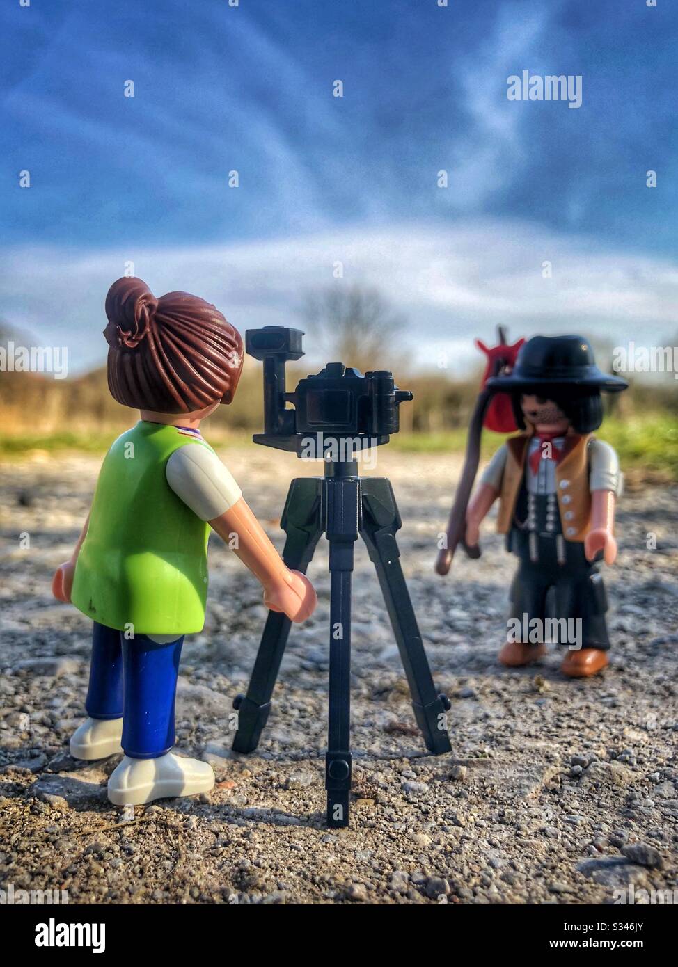 photographer at work Stock Photo - Alamy