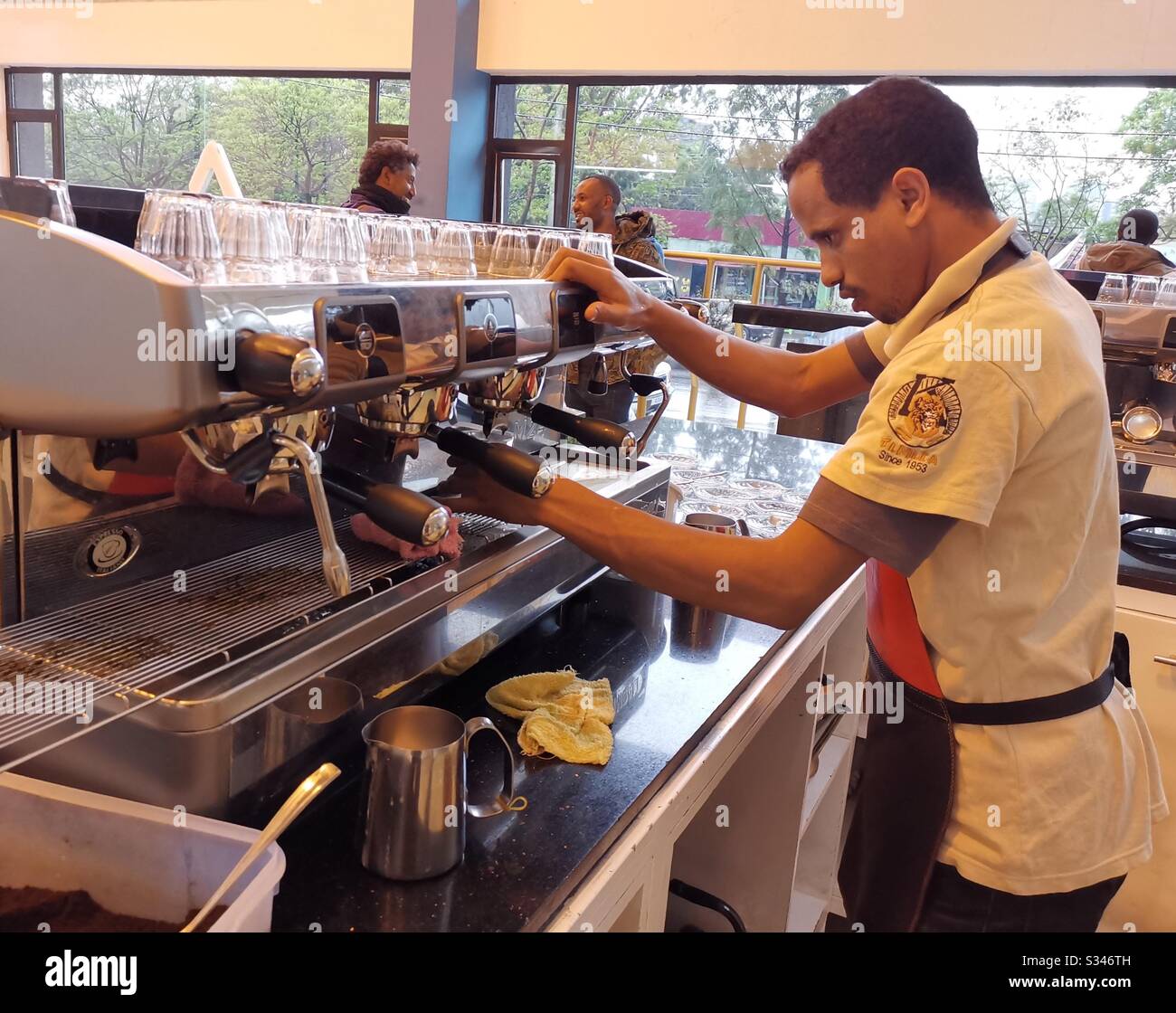 Coffee shop addis ababa ethiopia hi-res stock photography and images ...