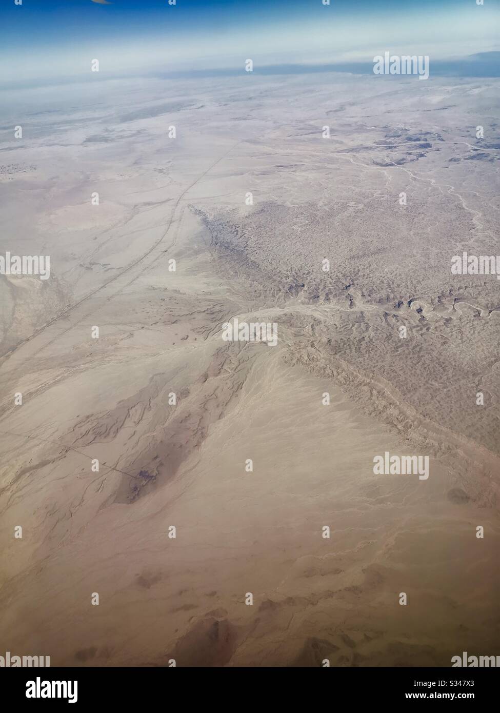 Beautiful aerial views of the Eastern desert in Egypt Stock Photo - Alamy