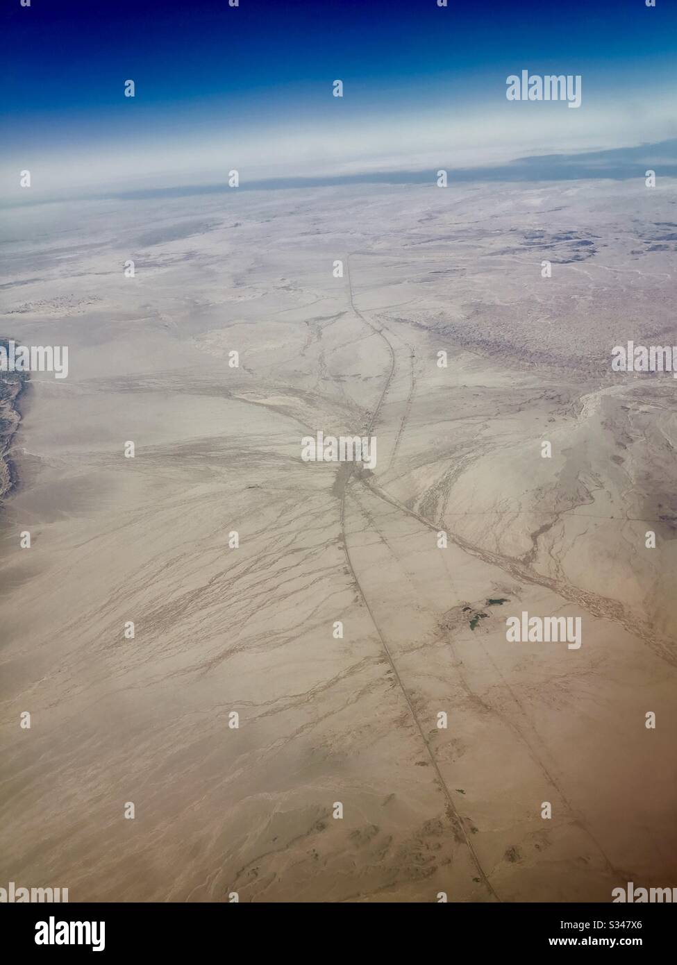 Beautiful aerial views of the eastern desert in Egypt Stock Photo - Alamy