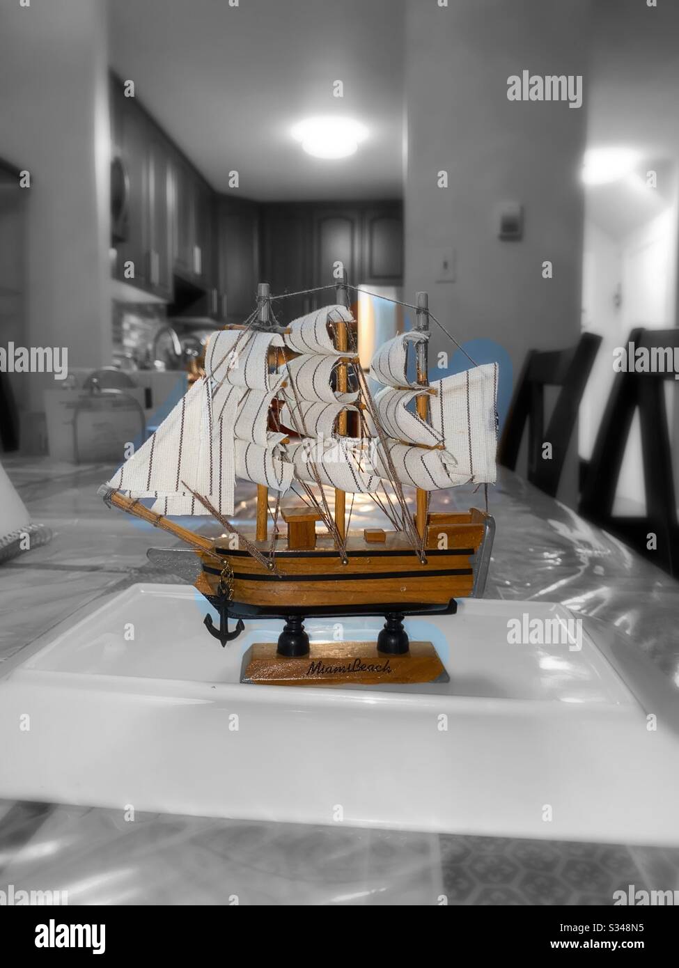 Sailing boat model hi-res stock photography and images - Alamy