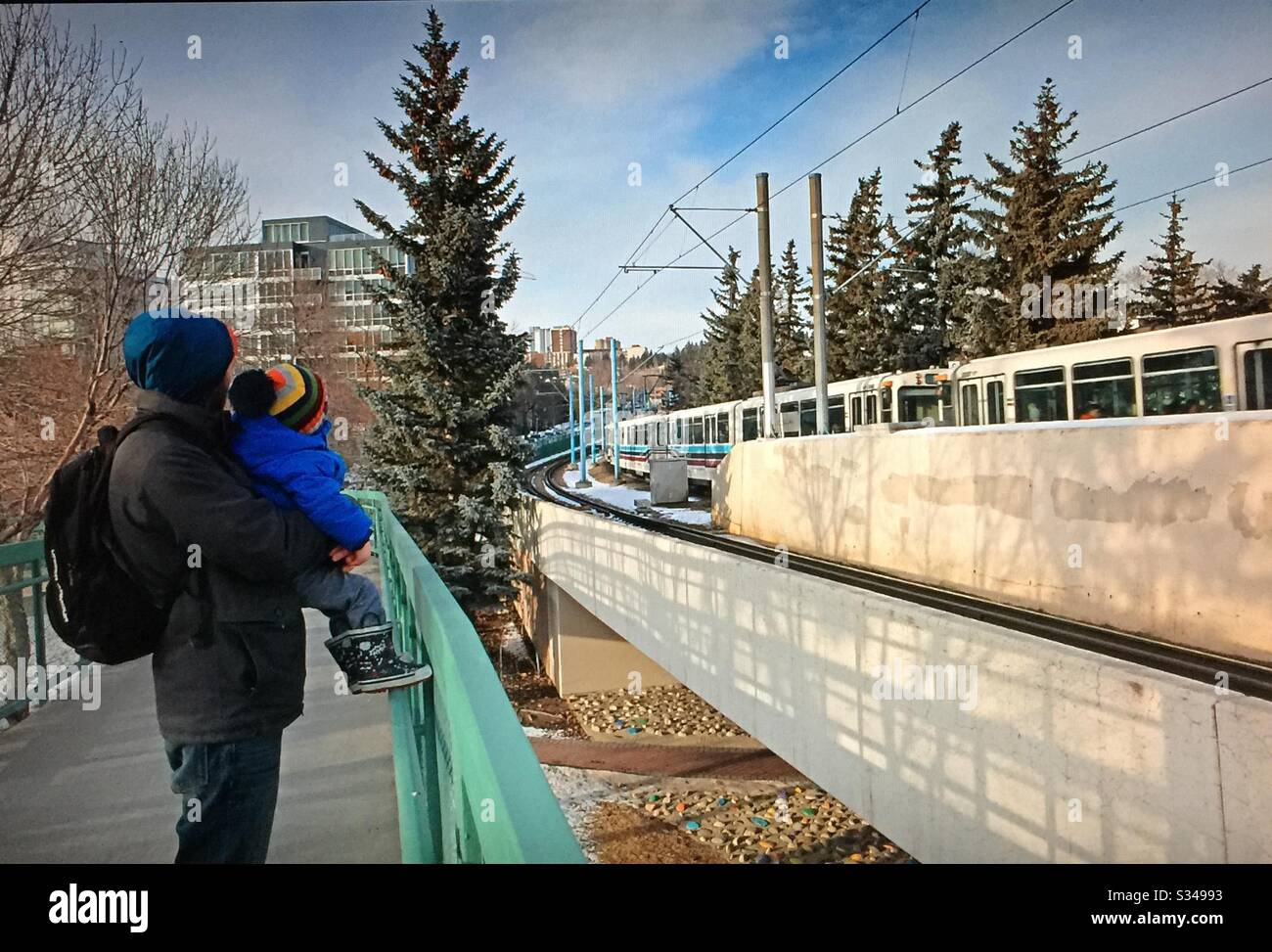 LRT, CTrain, Calgary transit, light rail transit, downtown Calgary ...