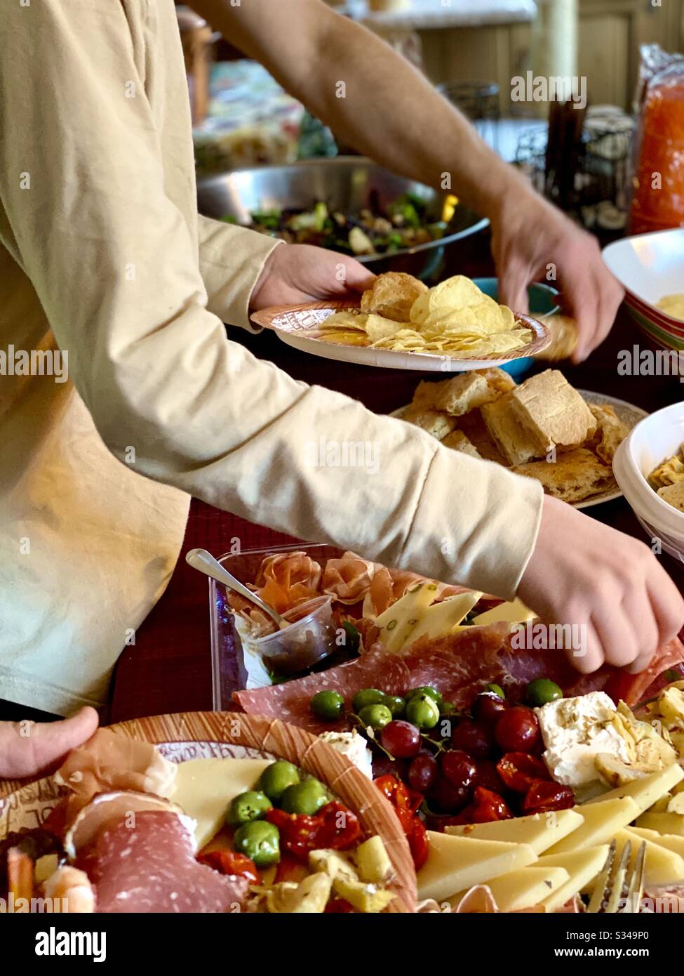 Buffet people hi-res stock photography and images - Alamy